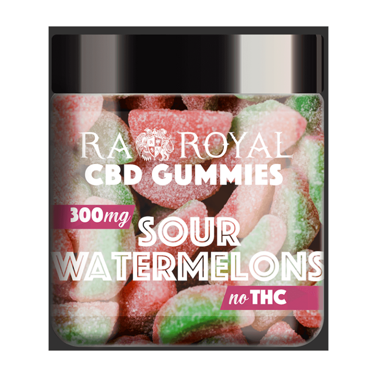 CBD Gummies - Sour Watermelon - RA Royal CBD