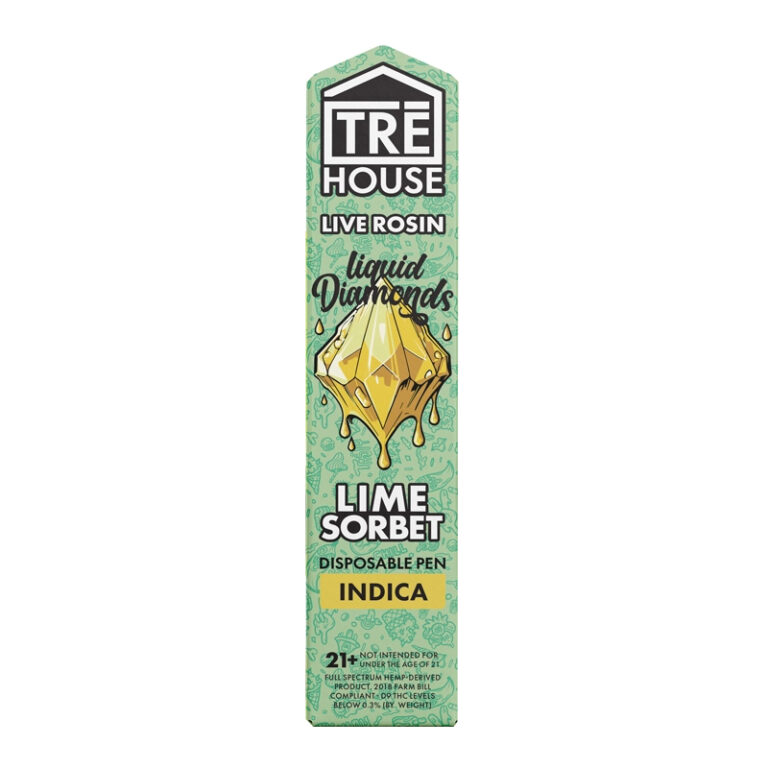 THC Vape Pen - Lime Sorbet - Live Rosin Liquid Diamonds + D8 + D10 ...