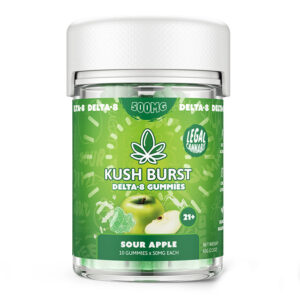 Delta 8 THC Gummies - Sour Apple - Kush Burst
