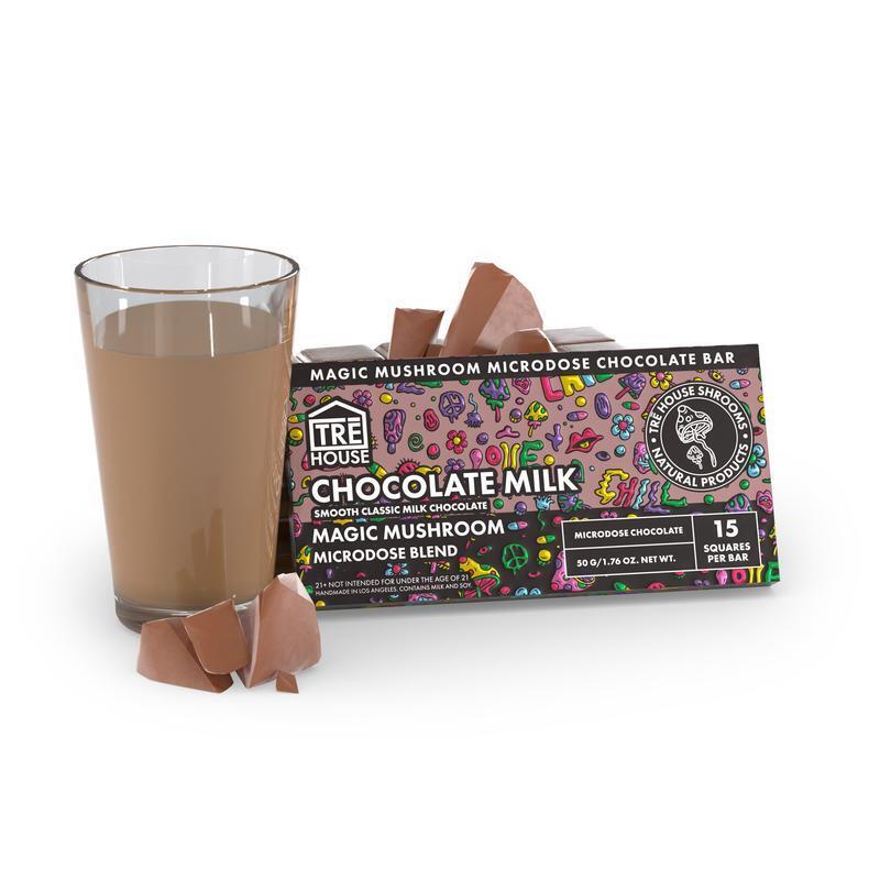 Magic Mushroom Chocolate Bar - Chocolate Milk - TRĒ House