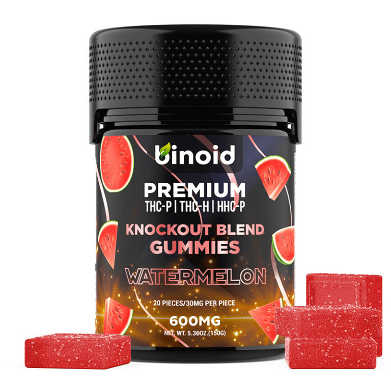 Knockout Blend THC Gummies - Watermelon - Binoid