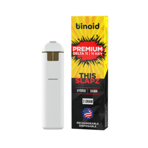 Premium Delta 11 THC Vape Pen with 11 HXY - This Slapz - Hyrbid 2g - Binoid