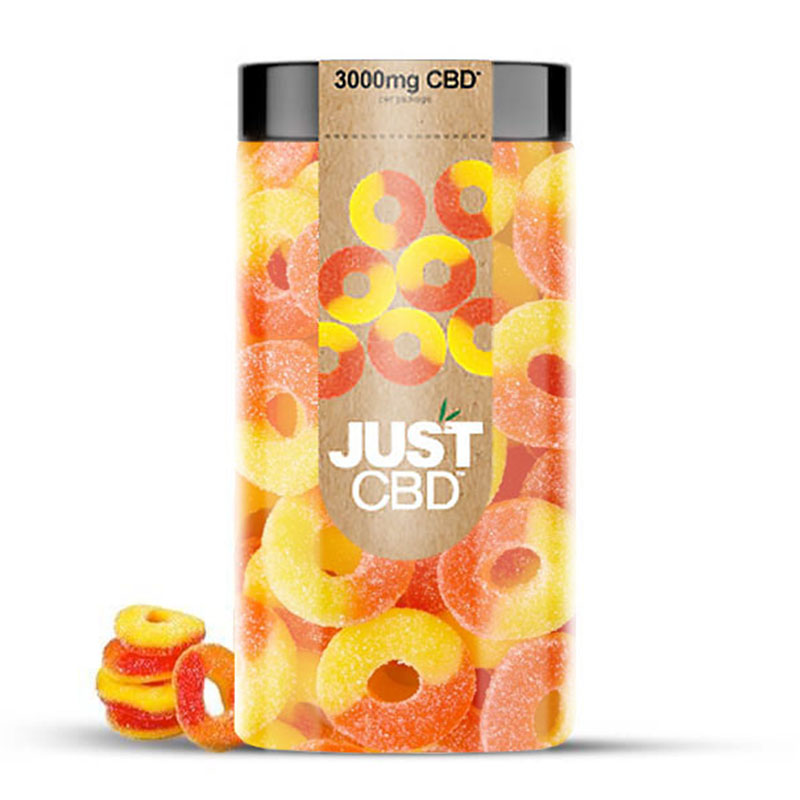 CBD Gummies - Peach Rings - JustCBD