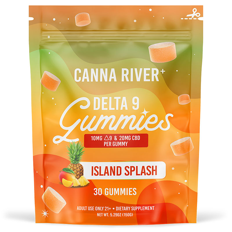 Delta 9 THC Gummies with CBD - Island Splash - Canna River