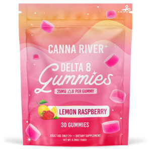 Delta 8 THC Gummies - Lemon Raspberry - Canna River