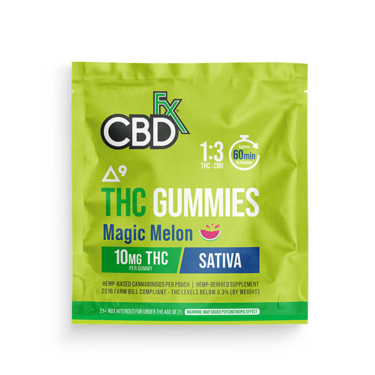 THC Gummies - Magic Melon - Sativa - 1ct - CBDfx