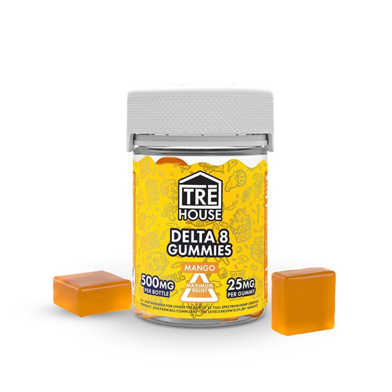Delta 8 THC Gummies - Mango - TRĒ House