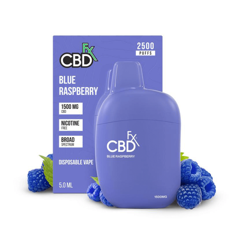 Cbd Vape Pen Blue Raspberry Cbdfx